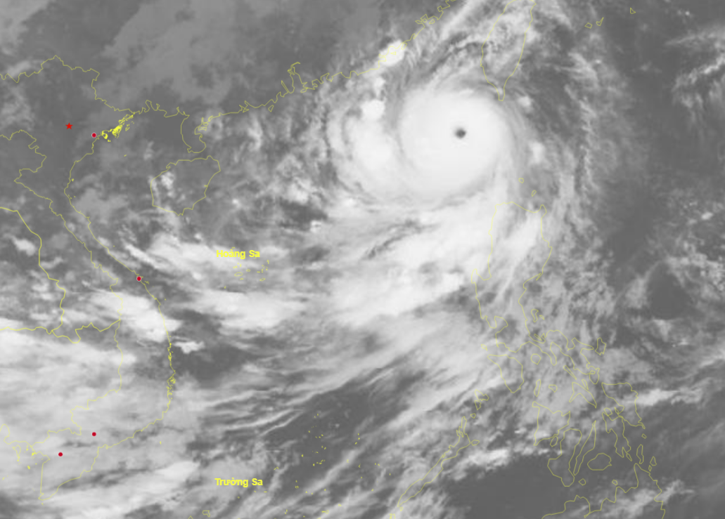 Tin mới nhất về bão số 3 mạnh cấp 16, giật trên cấp 17