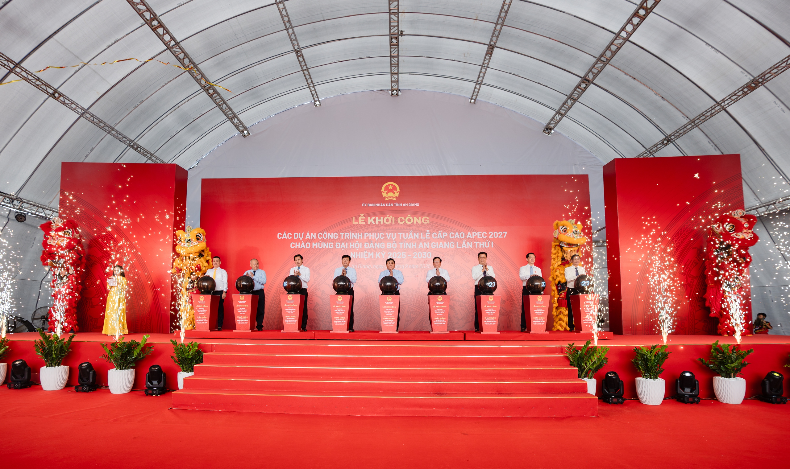 An Giang khởi công 10 dự án trọng điểm phục vụ APEC 2027